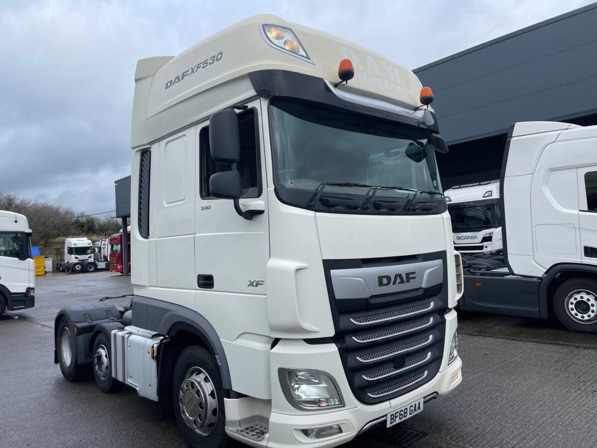 2018 68 plate DAF XF 530 FTP Super Space 6x2 Mini Mid Lift - BF68GAA ...