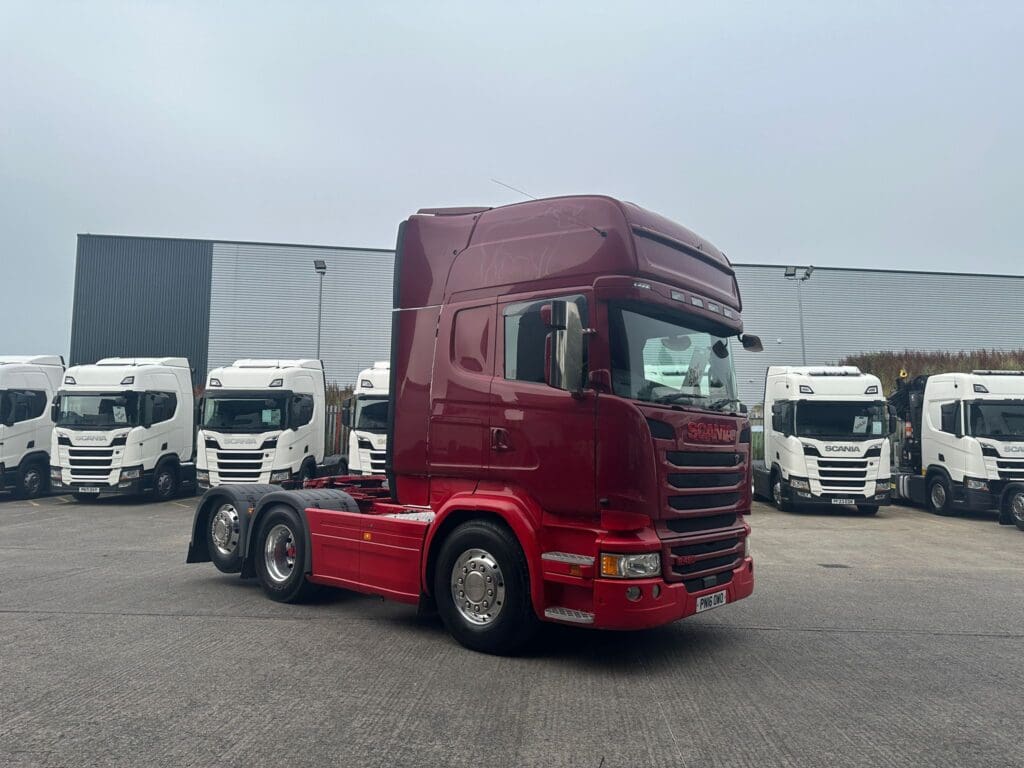 2016 16 Plate SCANIA R490 Topline Tag Axle with a Manual Gearbox | £ ...