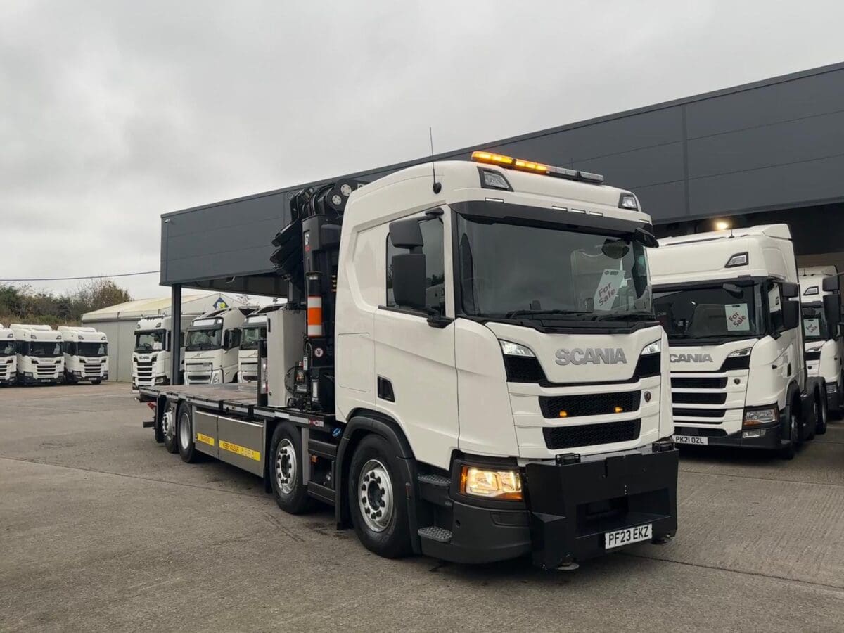 2023 23 Plate SCANIA R500 Rigid 858 Hiab 8x2- PF23EKZ - Smithbros