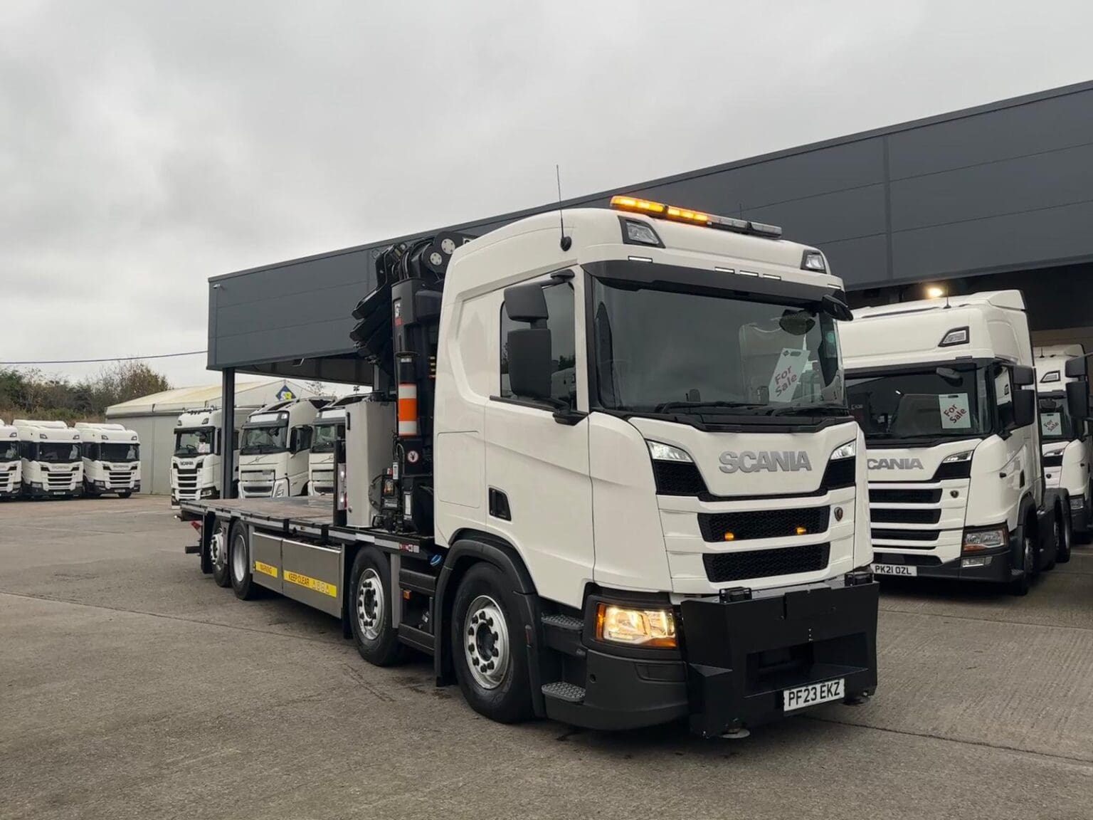 2023 23 Plate SCANIA R500 Rigid 858 Hiab 8x2- PF23EKZ - Smithbros