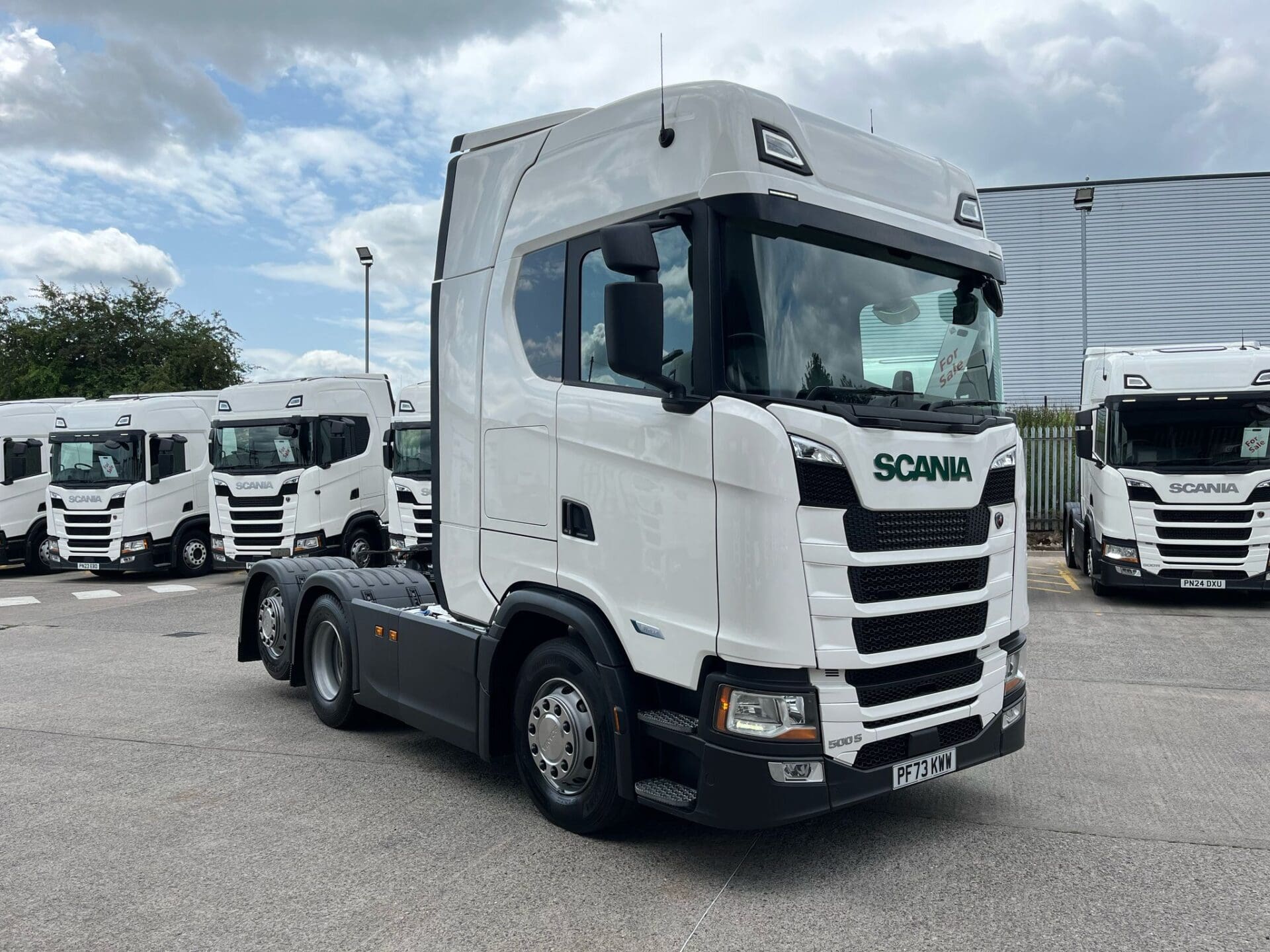 2023 73 Plate SCANIA 500S SUPER Highline Tag Axle - PF73KWW - Smithbros